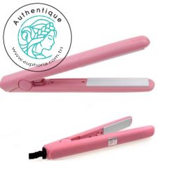 Mini Plaque Lissage Cheveux Professionnel Portable en Céramique - Rose ...